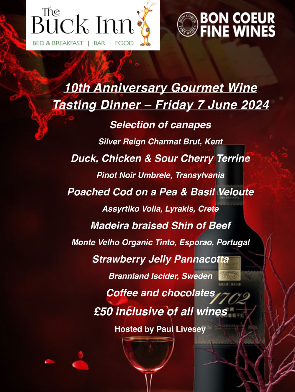 Gourmet Dinner | The Buck Inn